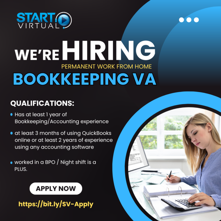 Bookkeeping Virtual Assistant – HRIS Journal